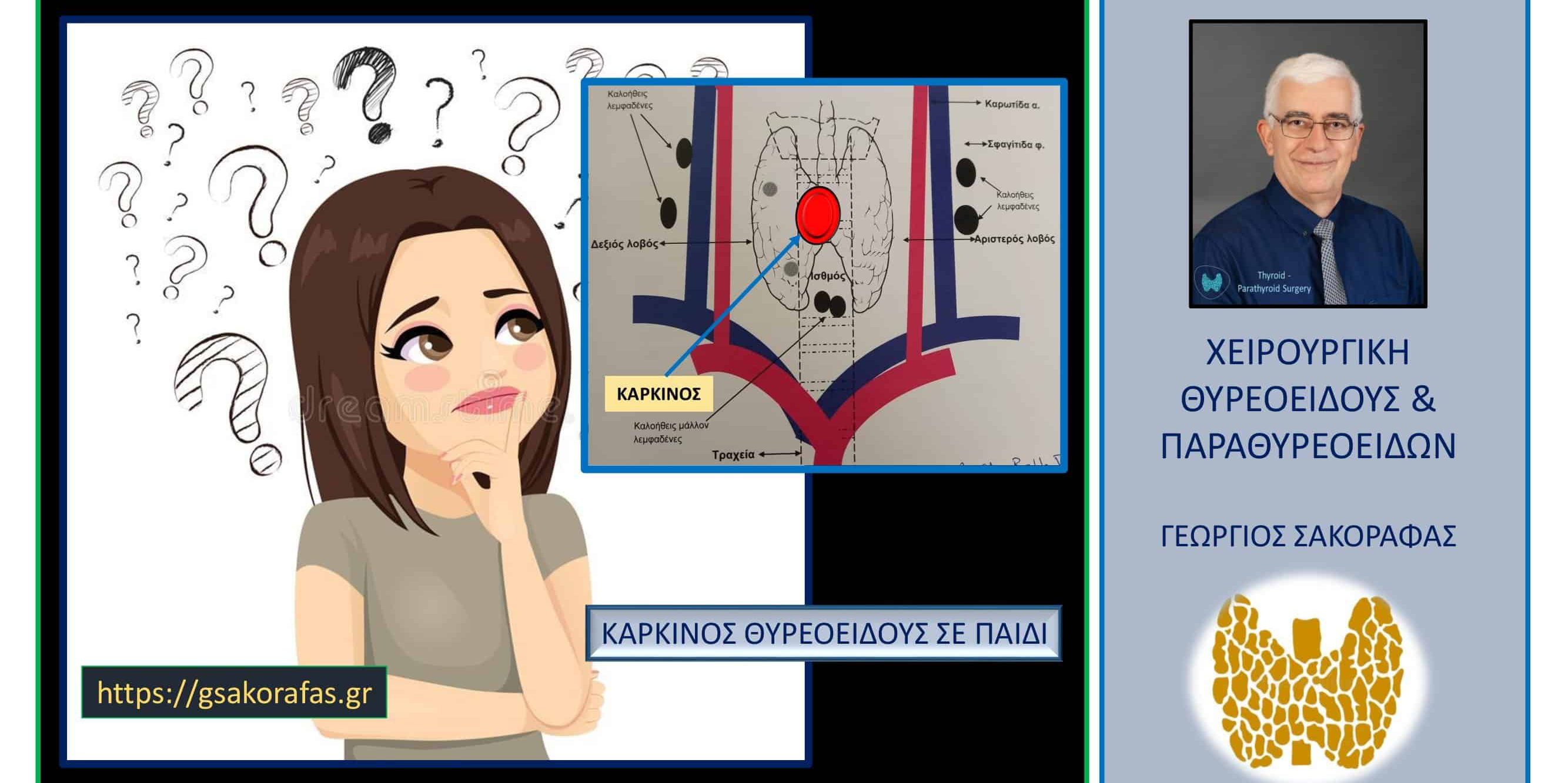 Καρκίνος θυρεοειδούς σε παιδί (έφηβο)-με αφορμή ασθενή μας 15 ετών
