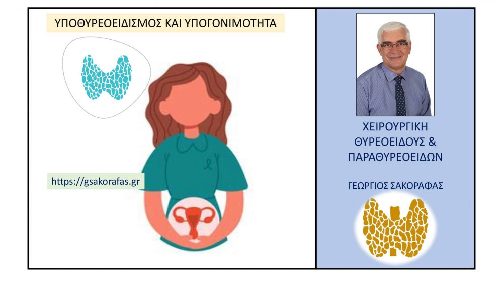Υποθυρεοειδισμός και υπογονιμότητα στις γυναίκες
